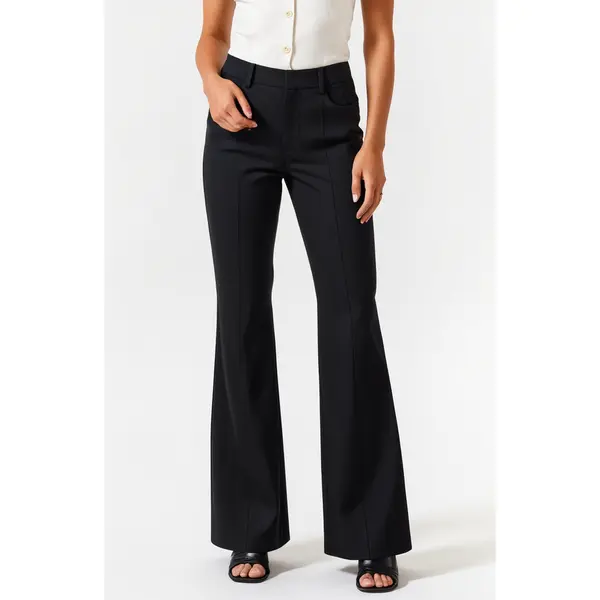 MODENAIRE High-waisted Wide-leg Tailored Trousers