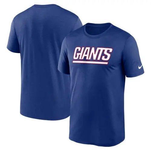 Nike New York Giants Primetime Legend Wordmark Performance T-shirt