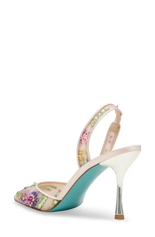 Betsey Johnson Velma Pointed Toe Slingback Pumps