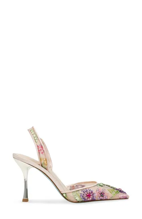 Betsey Johnson Velma Pointed Toe Slingback Pumps