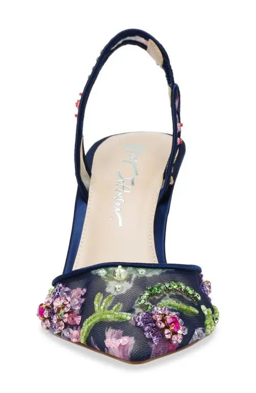 Betsey Johnson Velma Pointed Toe Slingback Pumps