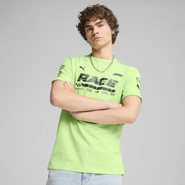 PUMA Formula 1â® Graphic Ringer T-shirt - Speed Green
