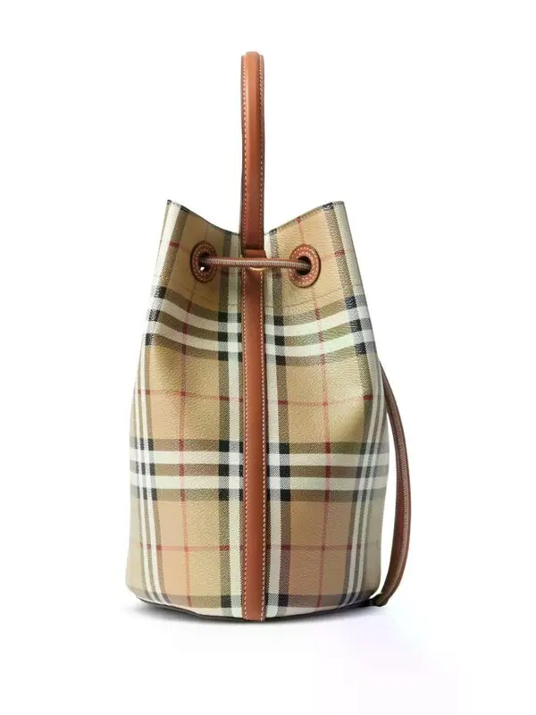 Burberry Small Tb Bucket Bag - Neutrals