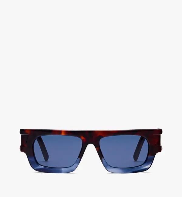 Mcm Rectangular Sunglasses - Blue Havana