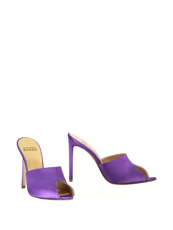 FRANCESCO RUSSO 115mm Leather Sandals