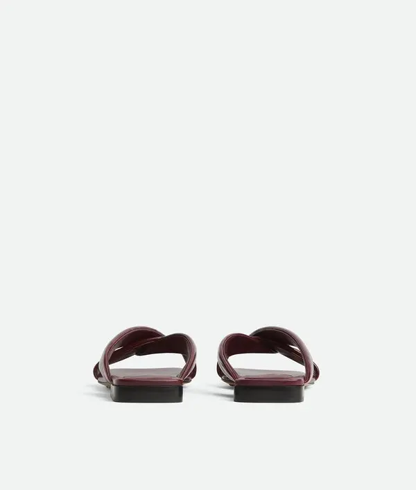 Bottega Veneta Riva Flat Mule - Barolo