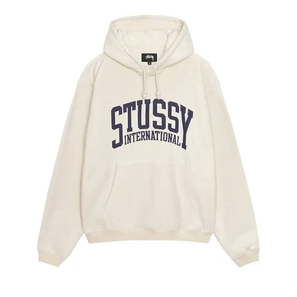 StÜssy Relaxed International Hoodie - Cream