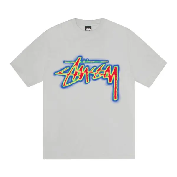 StÜssy Thermal Stock Tee 'fog - Grey