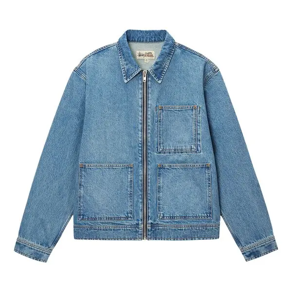 StÜssy Zip Work Jacket - Brown