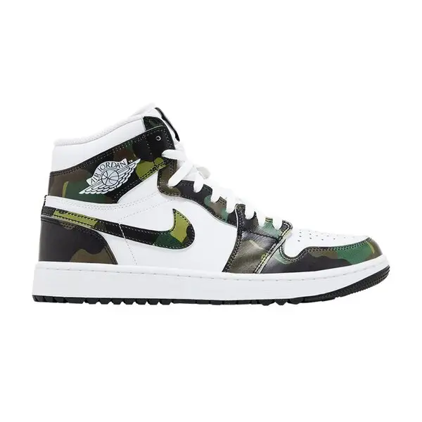 JORDAN 1 High Golf 'camo' Sneakers - Green