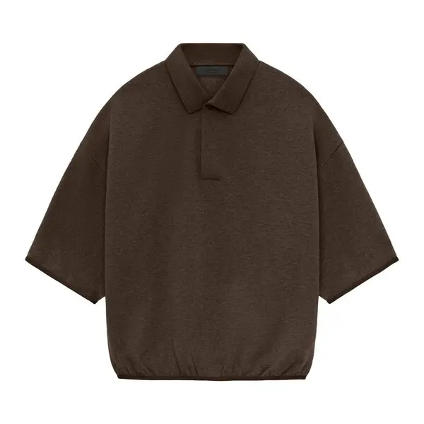 Fear Of God 3/4 Sleeve Polo - Brown