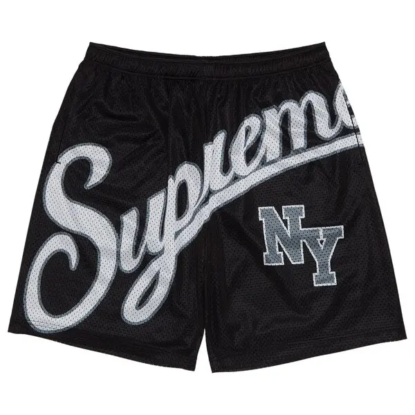 Supreme Big Script Mesh Shorts