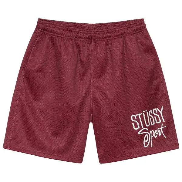 StÜssy Mesh Short Sport 'maroon - Red