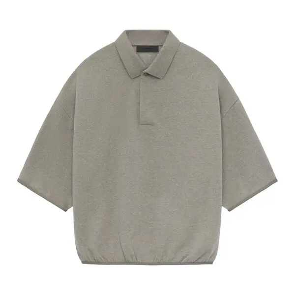 Fear Of God 3/4 Sleeve Polo - Grey