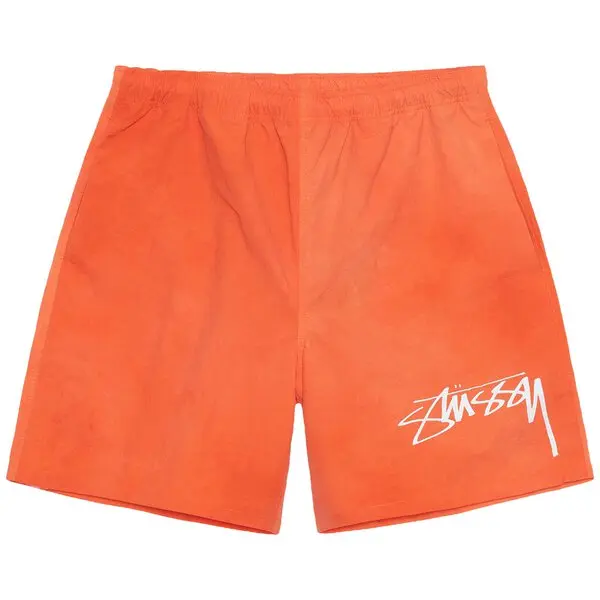 StÜssy Wave Dye Nylon Short - Orange