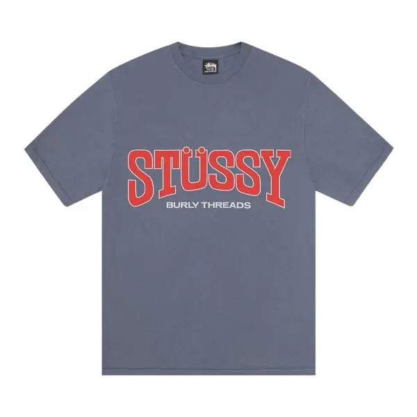 StÜssy Burly Threads Tee 'indigo