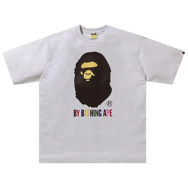 A BATHING APE Colors Bathing Ape Relaxed Fit Tee - Grey