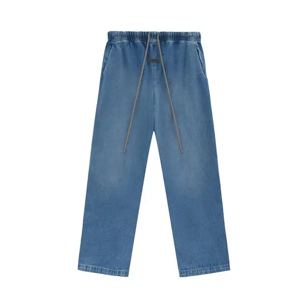 Fear Of God Denim Lounge Pant 'medium Wash - Blue
