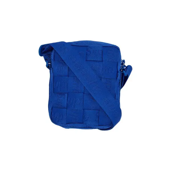 Supreme Woven Shoulder Bag - Blue | Editorialist