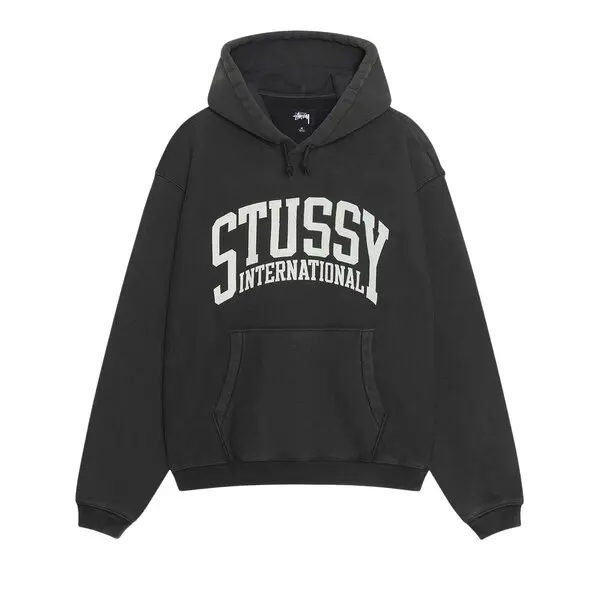StÜssy Relaxed International Hoodie - Black