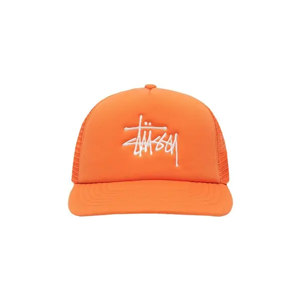 StÜssy Big Basic Trucker Cap - Orange