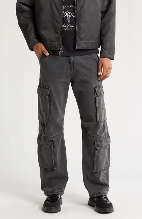PACSUN Adam Baggy Denim Cargo Pants