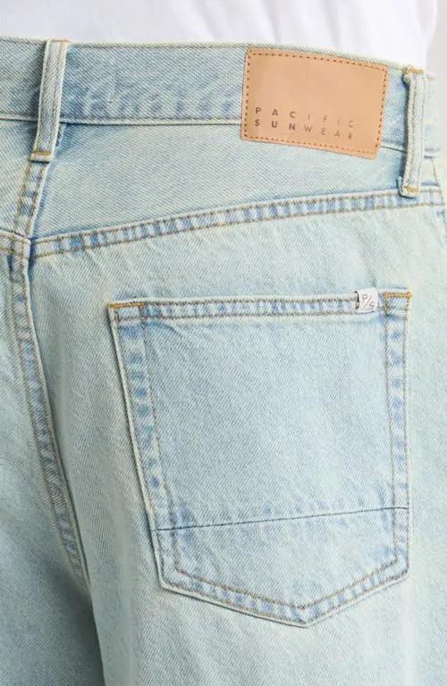 PACSUN Jayden Baggy Denim Shorts