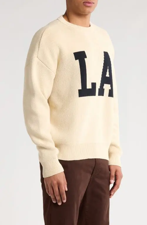 PACSUN La Intarsia Crewneck Sweater