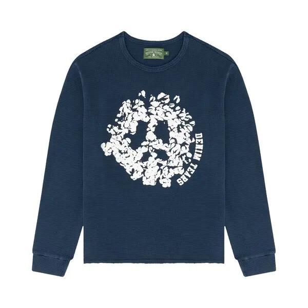 DENIM TEARS University Thermal Long-sleeve - Blue