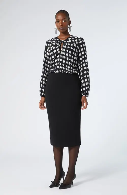 Marina Rinaldi Osaka Cady Pencil Skirt