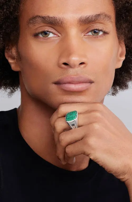 Lagos Anthem Signet Ring - Silver