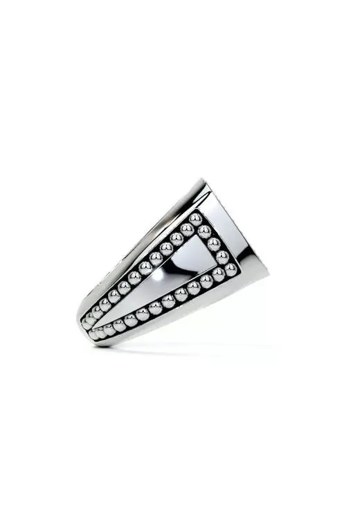 Lagos Anthem Diamond Signet Ring