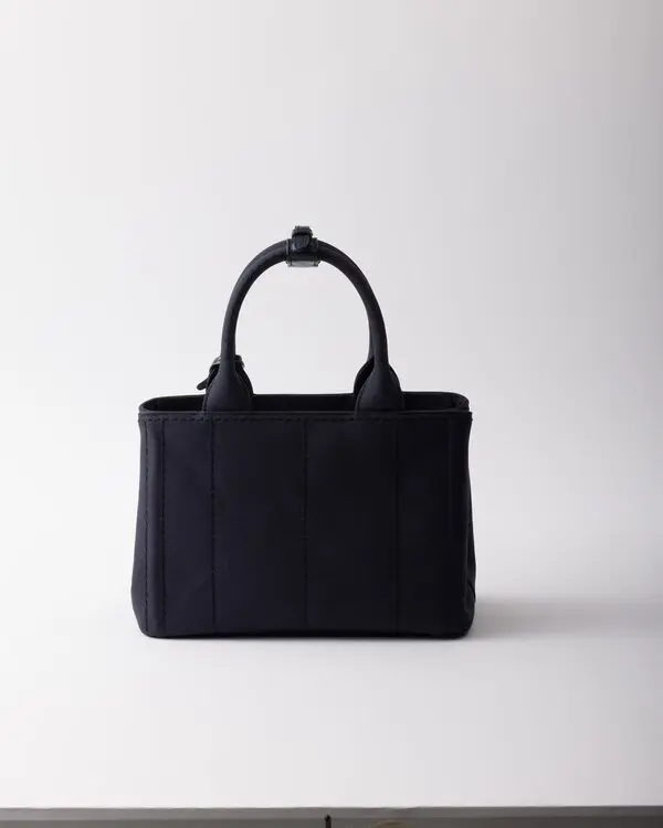 Prada Small Cotton Canvas Handbag