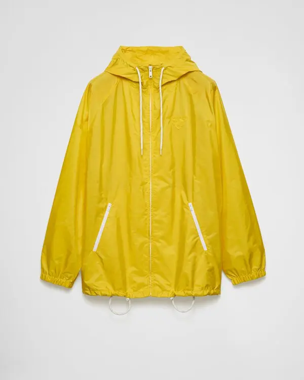 Prada Lightweight Re-nylon Rain Jacket - Citron Yellow
