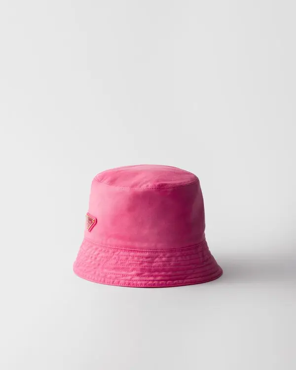 Prada Cotton Bucket Hat - Tamarind Pink