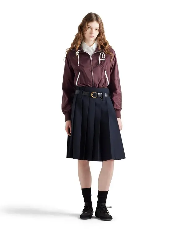 Prada Re-nylon Blouson Jacket - Red
