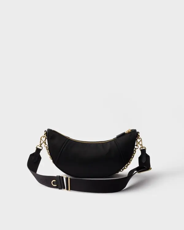 Prada Re-nylon Demi-lune Shoulder Bag