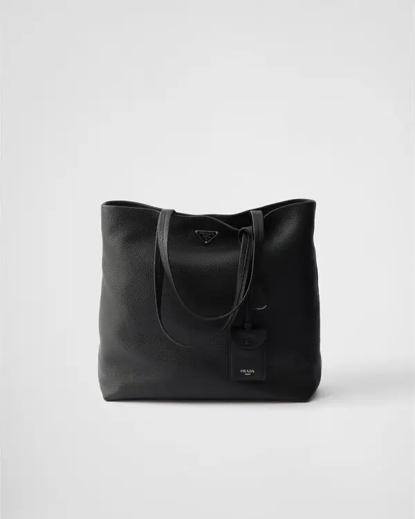 Prada Leather Tote - Black