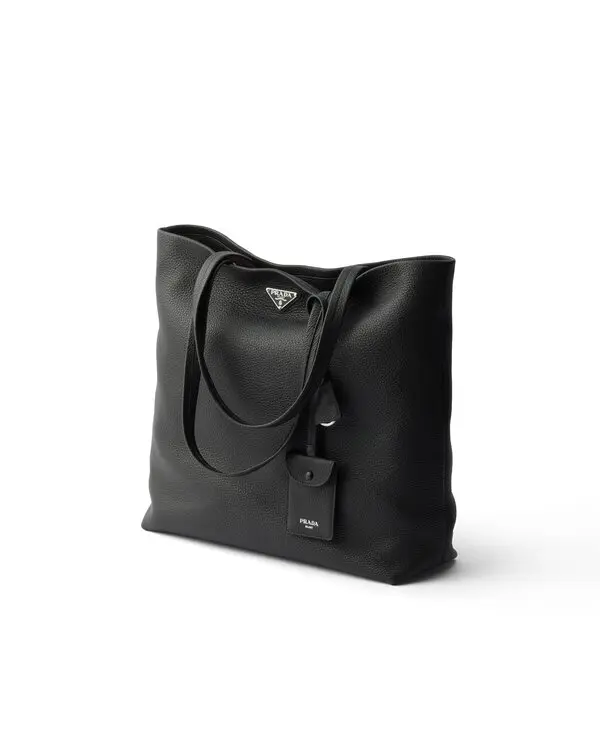 Prada Leather Tote - Black