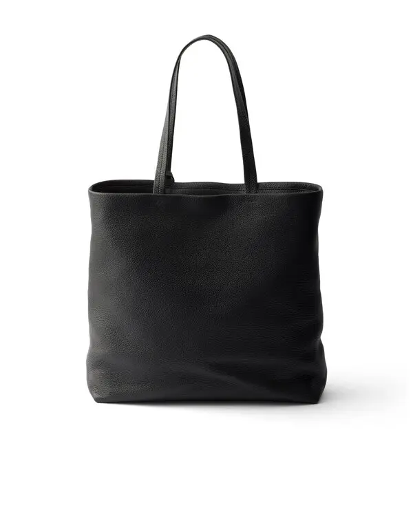 Prada Leather Tote - Black
