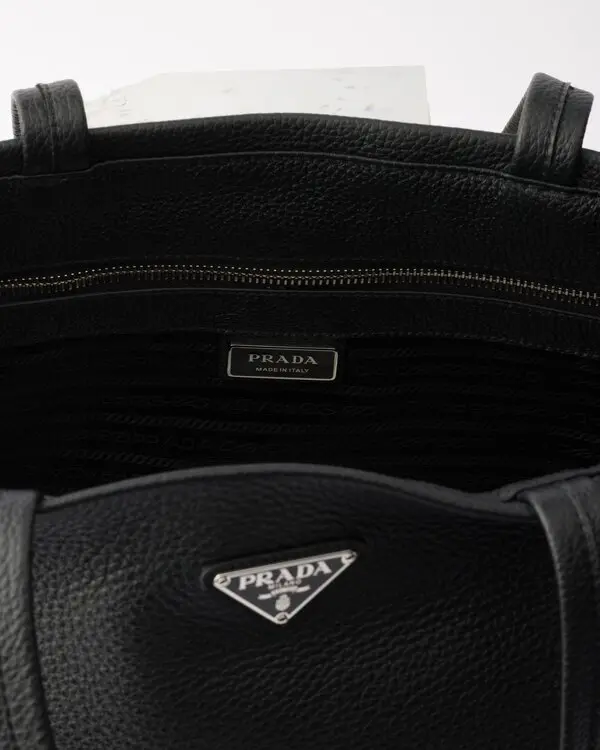 Prada Leather Tote - Black