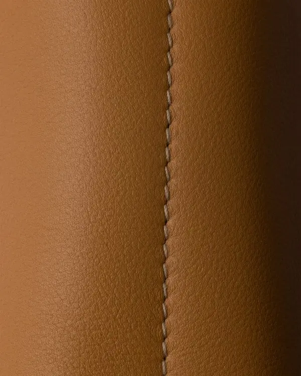 Prada Medium Leather Shoulder Bag - Brown