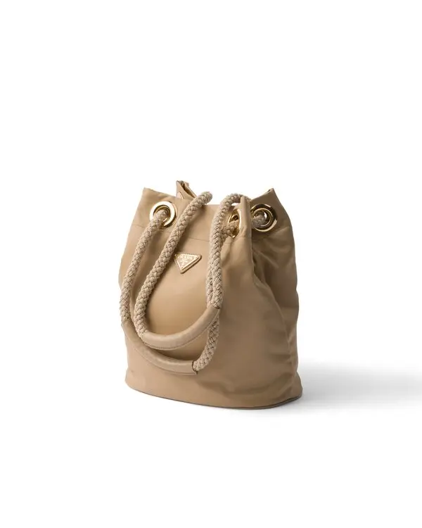 Prada Mariner Re-nylon Small Bucket Bag - Brown