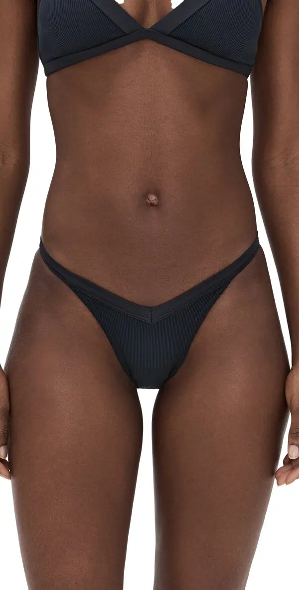L*Space Winona Classic Bikini Bottoms - Black