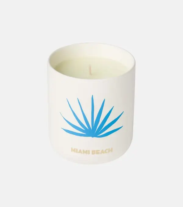 Assouline Miami Beach Ceramic Scented Candle - White