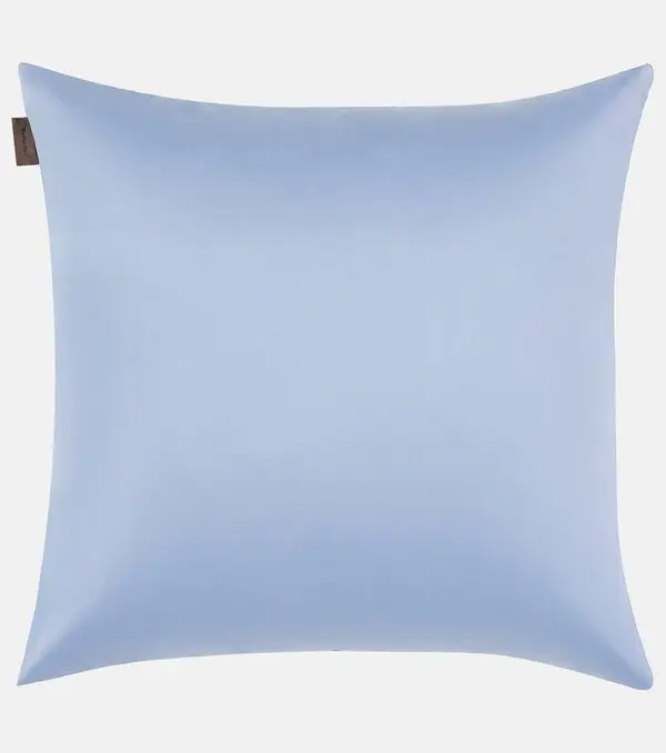 Etro Bloom Embroidered Cotton Cushion - Blue