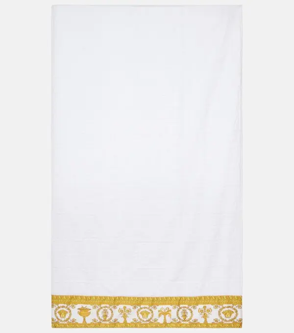 Versace Set Of 5 Cotton Terry Towels - White
