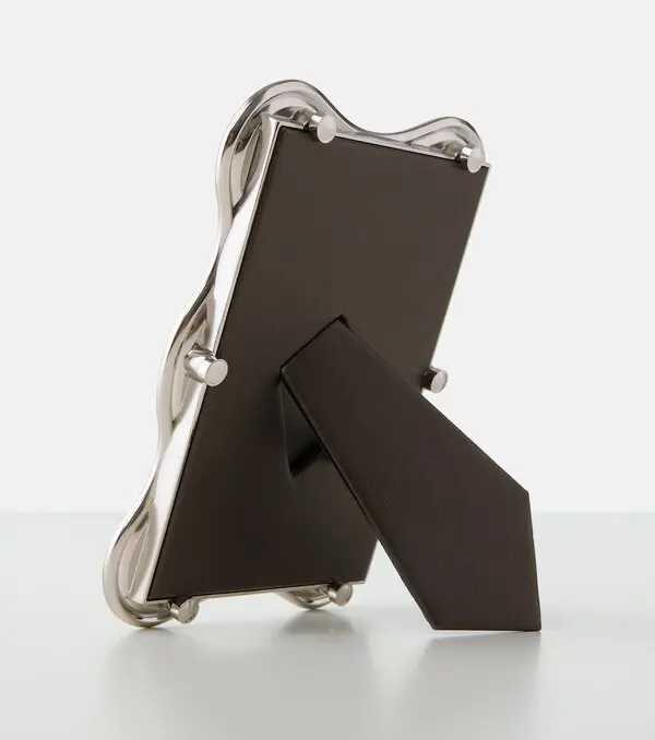 L'Objet Ripple Platinum-plated Picture Frame