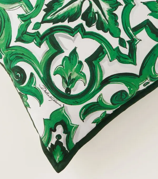 Dolce & Gabbana Small Silk Canvas Cushion