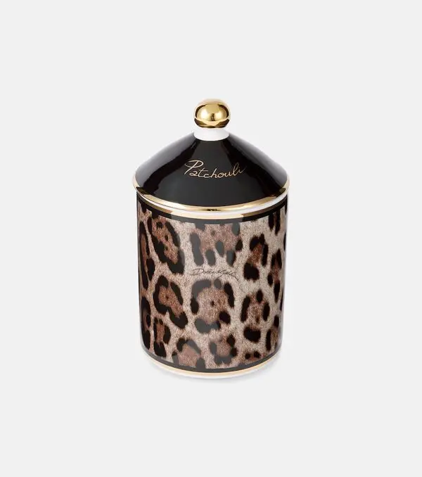 Dolce & Gabbana Patchouli Glass Scented Candle - Brown